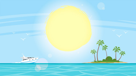 Background of sea shore Royalty Free Vector Image