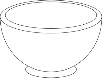 Cereal bowl icon Royalty Free Vector Image - VectorStock
