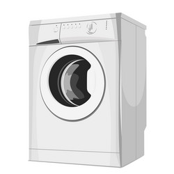 Washing machine clip art Royalty Free Vector Image