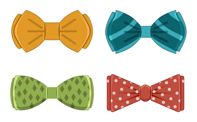 Red tartan bow-tie Royalty Free Vector Image - VectorStock