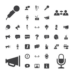 12 speech icons Royalty Free Vector Image - VectorStock