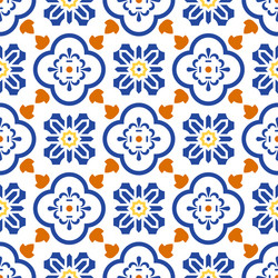 Azulejo tile Royalty Free Vector Image - VectorStock