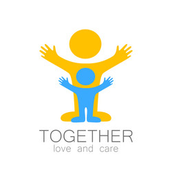 Community logo design template Royalty Free Vector Image