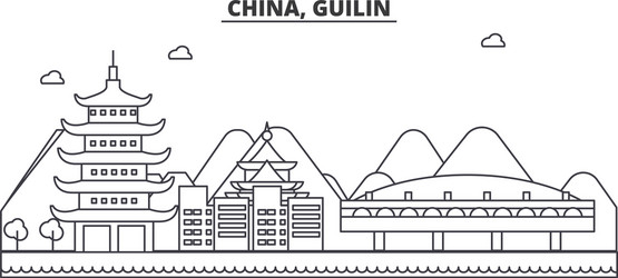 Beijing china flat Royalty Free Vector Image - VectorStock