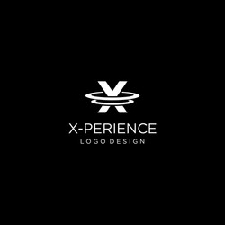 Cx logo c x design white letter cxc Royalty Free Vector