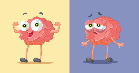 Woman saying yes versus no cartoon Royalty Free Vector Image