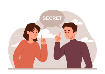 Secret meetings gossip and confidential Royalty Free Vector