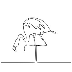 Flamingo Line Vector Images (over 2,600)