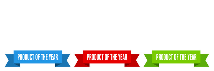 Product year ribbon Royalty Free Vector Image - VectorStock