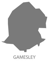 Winster and south darley grey ward map Royalty Free Vector