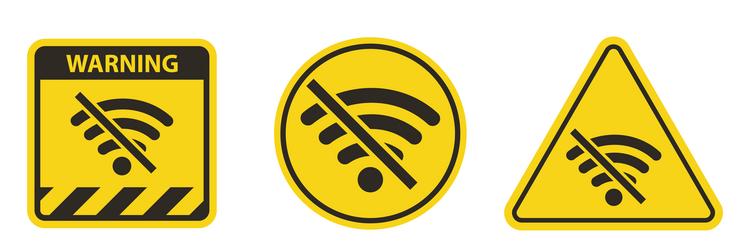 Idle free zone sign on white background Royalty Free Vector