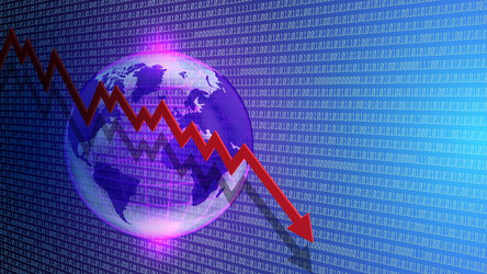 Falling Red Arrow Vector Images (over 1,700)