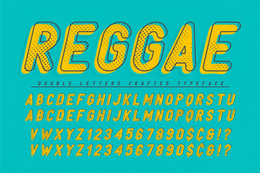 Reggae Font Vector Images (53)
