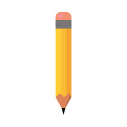 Yellow pencil design Royalty Free Vector Image