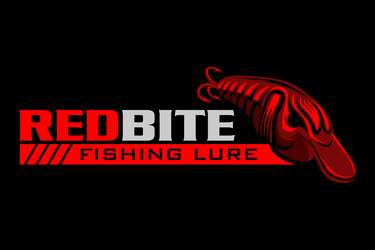 Fishing lures fish hooks logo design template Vector Image