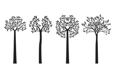 Black tree roots Royalty Free Vector Image - VectorStock