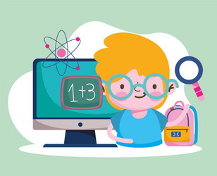 Boy Computer Vector Images (over 21,000)