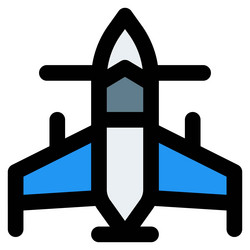 Gyrocopter plane with front aeronautics Royalty Free Vector