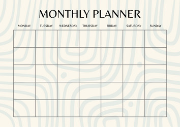 Creative pastel colored study planner template Vector Image