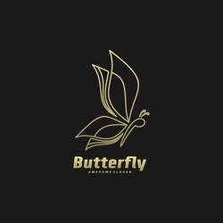 Abstract butterfly symbol Royalty Free Vector Image