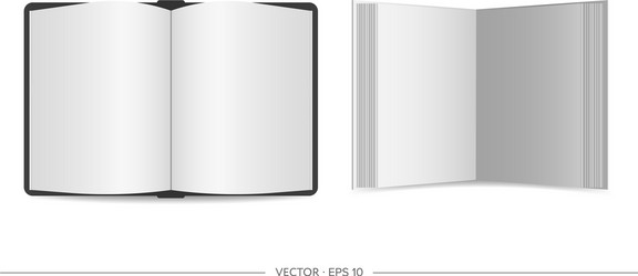 Book Blank Spread Vector Images (over 950)