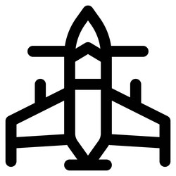 Gyrocopter plane with front aeronautics Royalty Free Vector
