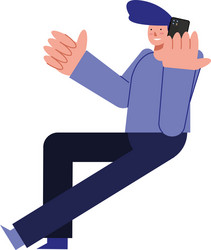 Sitting Man Cartoon Vector Images (over 42,000)