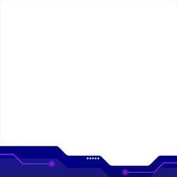 Corporate tech header footer Royalty Free Vector Image