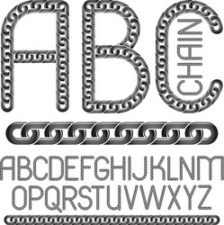 Chain Link Letters Vector Images (over 1,500)