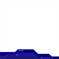 Corporate tech header footer Royalty Free Vector Image