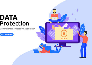 Modern flat design concept for system analysis Vector Image