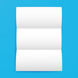 Mockup open bifold brochure for presentation Vector Image