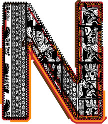 Font Inca Alphabet Vector Images (over 140)