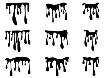 Dripping Silhouette Vector Images (over 20,000)