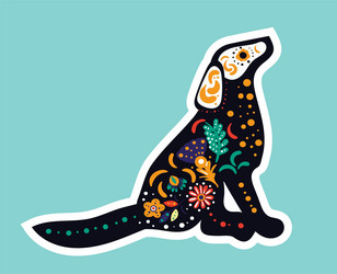 Day of the Dead Dog Vector Images (over 220)