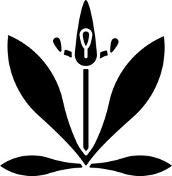 English plantain icon Royalty Free Vector Image