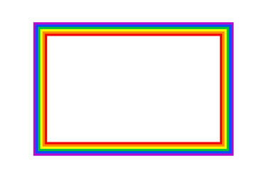 Flag lgbt icon squared frame template design Vector Image