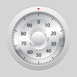 Number combination lock background Royalty Free Vector Image