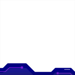 Corporate tech header footer Royalty Free Vector Image