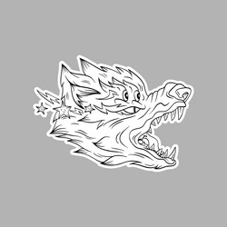 She wolf Royalty Free Vector Image - VectorStock