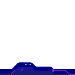 Corporate tech header footer Royalty Free Vector Image