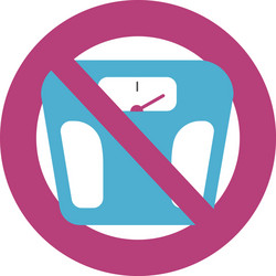 Weight scale icon Royalty Free Vector Image - VectorStock