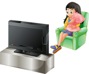 Watching Tv Cartoon Vector Images (over 4,000)