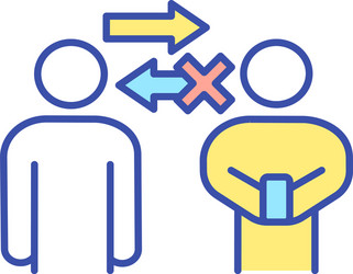 Communication disorders concept icon Royalty Free Vector