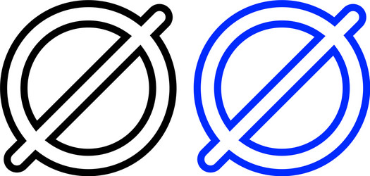 Prohibition icon Royalty Free Vector Image - VectorStock