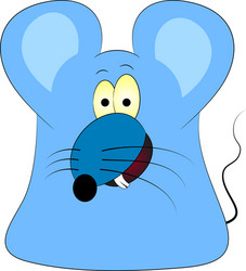 Cartoon Blue Rat Vector Images (over 460)