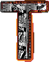 Font Inca Alphabet Vector Images (over 140)