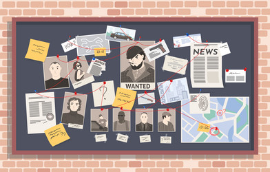 Evidence Board Vector Images (over 300)