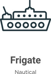 Ship Frigate Black Vector Images (over 590)