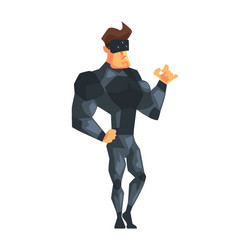 Special secret agent running with a gun Royalty Free Vector